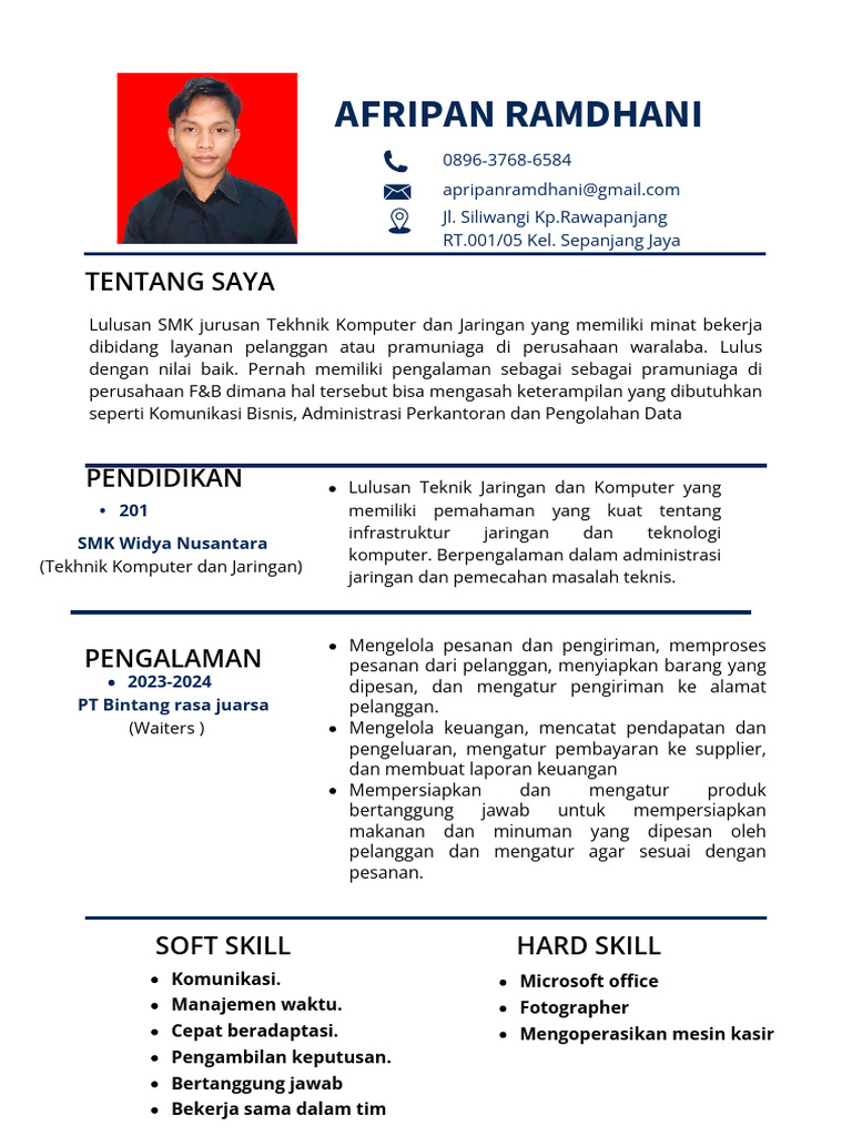 Afripan Ramdhani | PDF