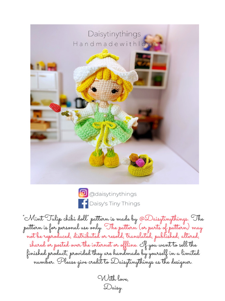 Mint Tulip Chibi Doll English | PDF