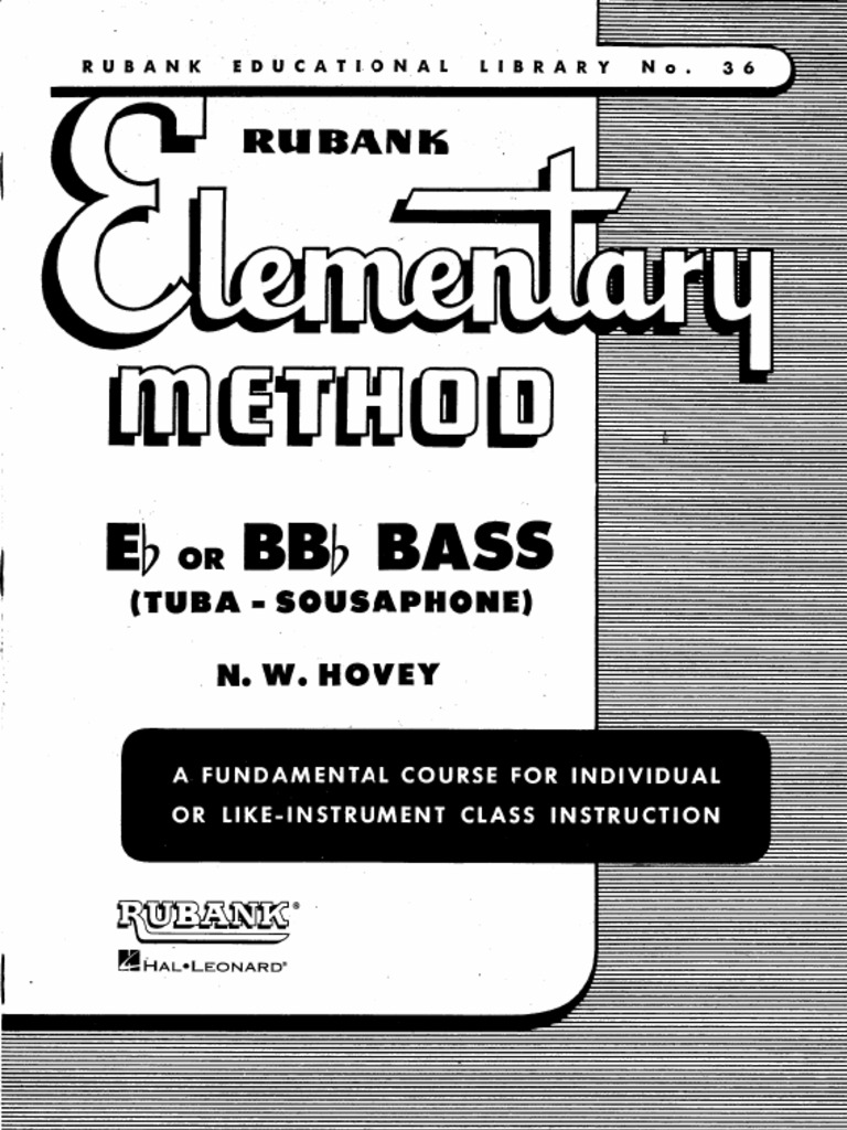 Rubank Elementary Method Tuba | PDF