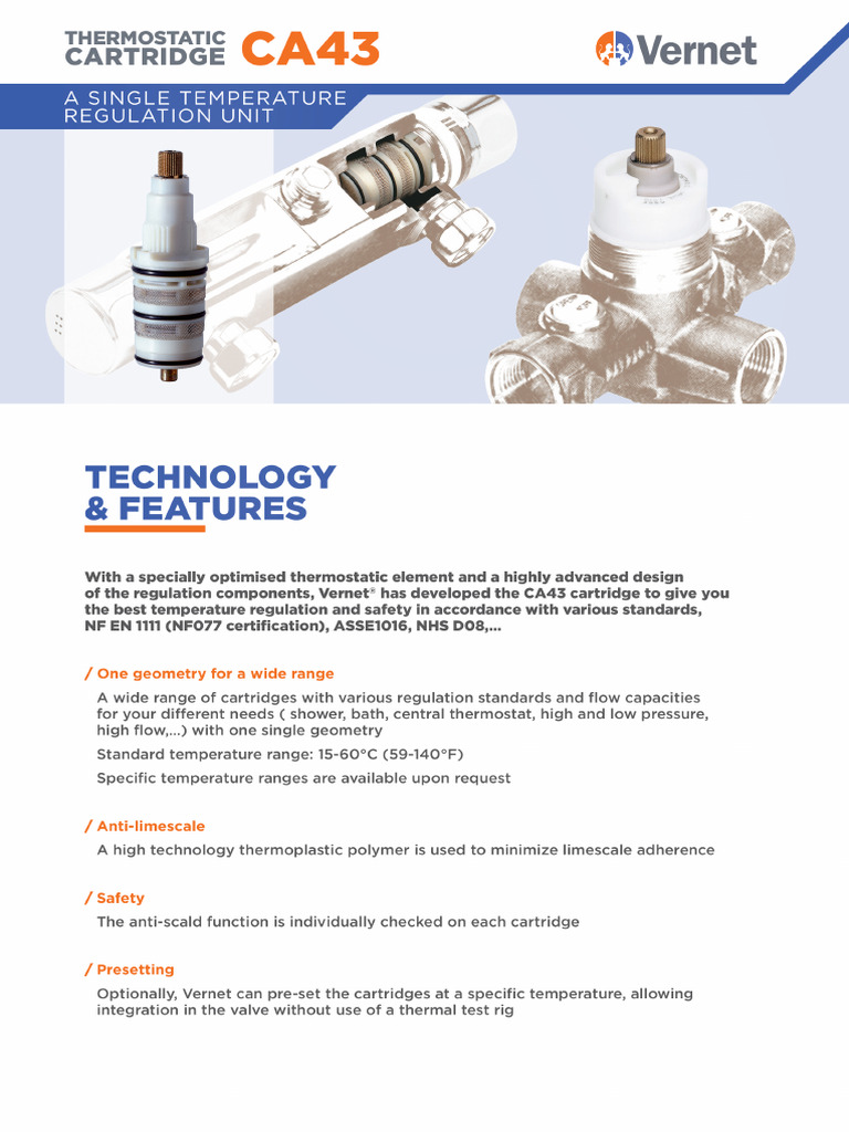 CA43 Product Sheet | PDF