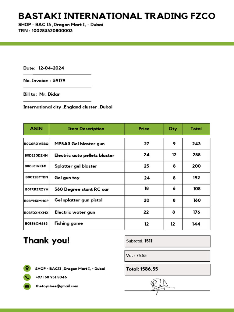 Generic Service Invoice - 20240817 - 014504 - 0000 | PDF