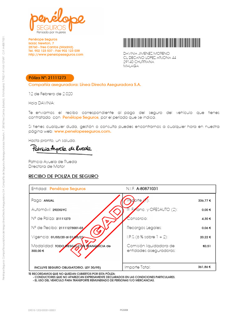 Duplicado Recibo | PDF