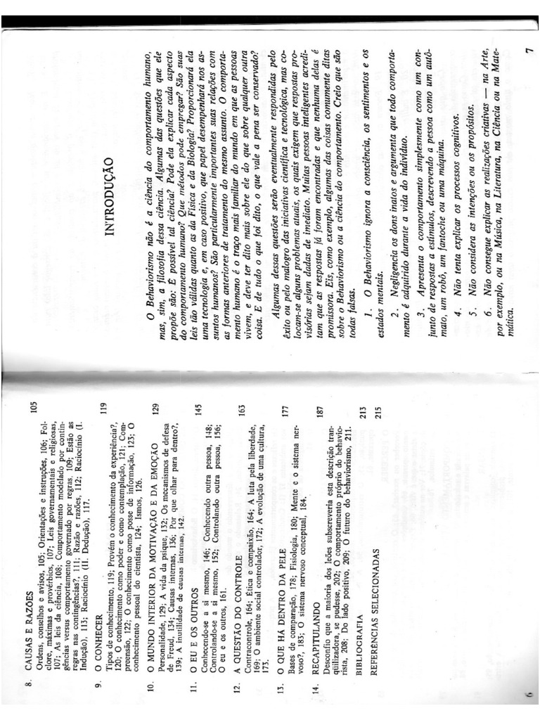 1 1 Texto Introducao Sobre o Behaviorismo | PDF