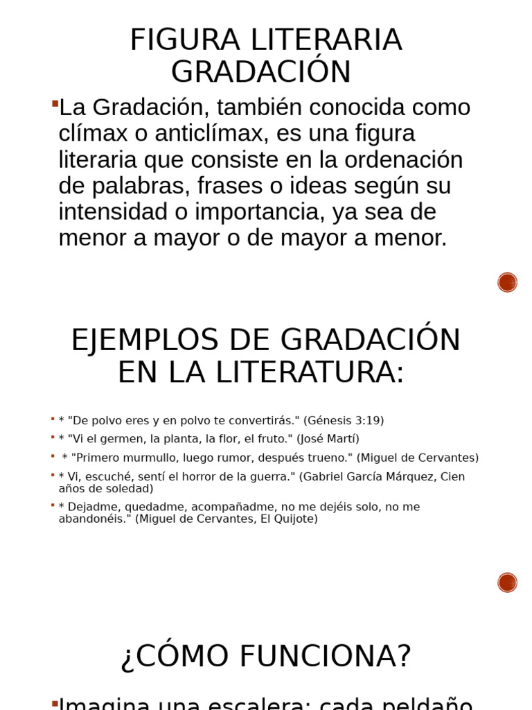 Figura Literaria Gradación # 3 | PDF