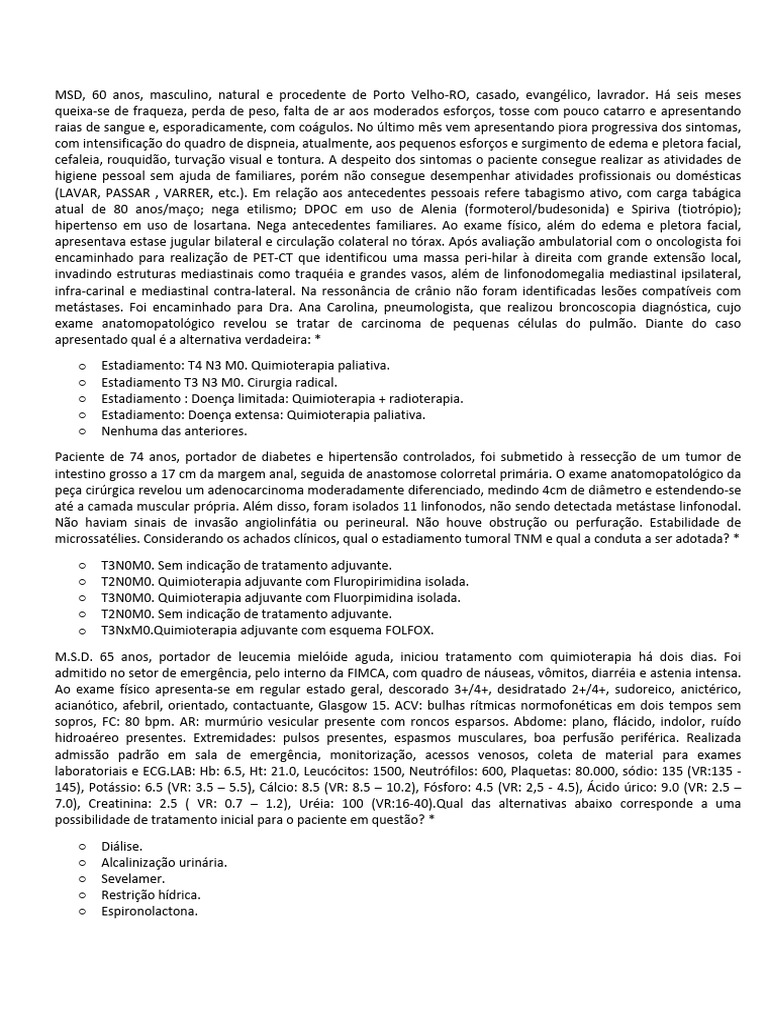 Onco Online 2021 | PDF