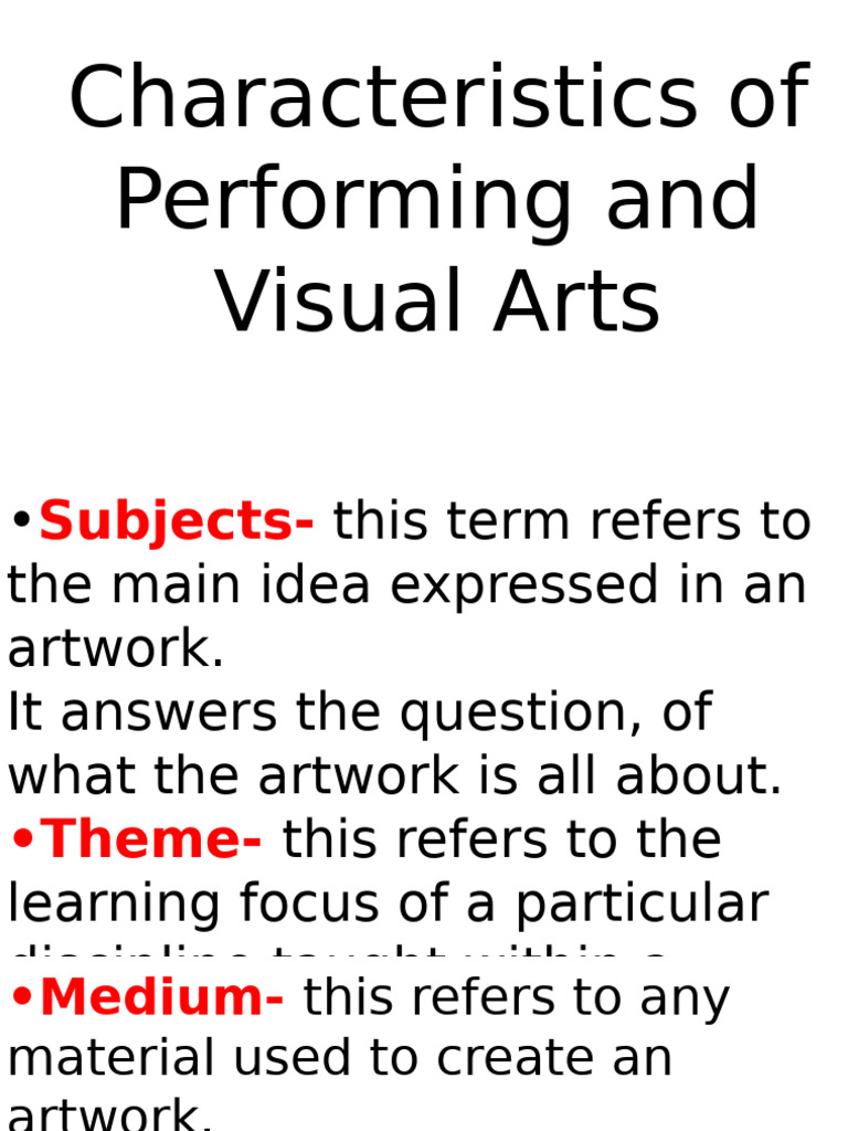 2425 q1 Visual Arts | PDF