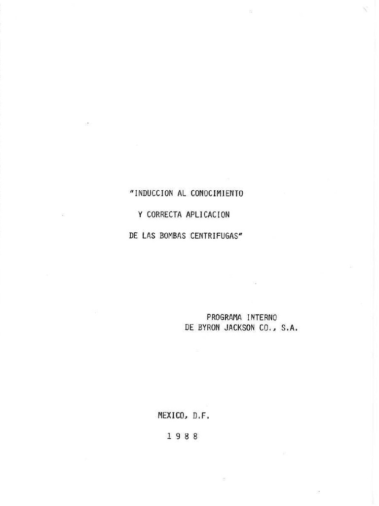 Manual Byron Jackson-1 | PDF