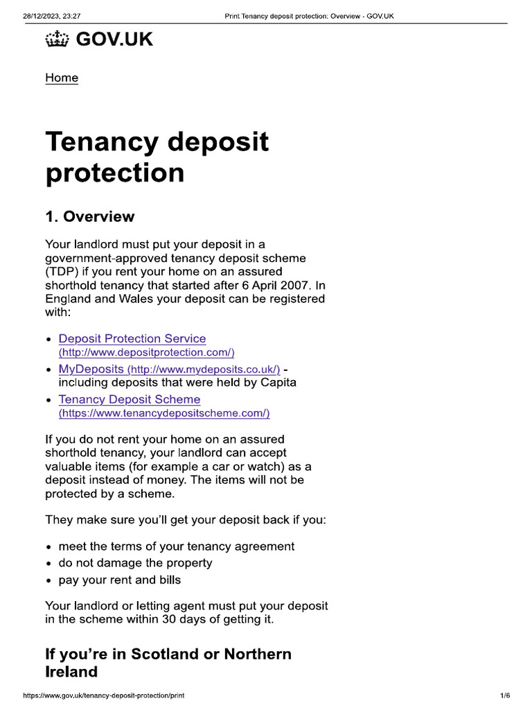 Deposite Law | PDF