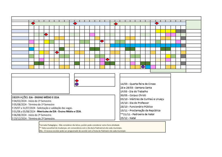 Calendário Ipm 2024 | PDF