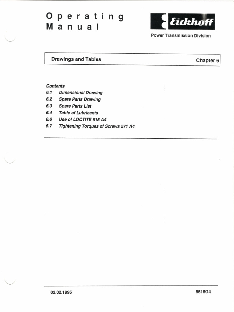 Manual GearBox Eickhoff Part 2 | PDF