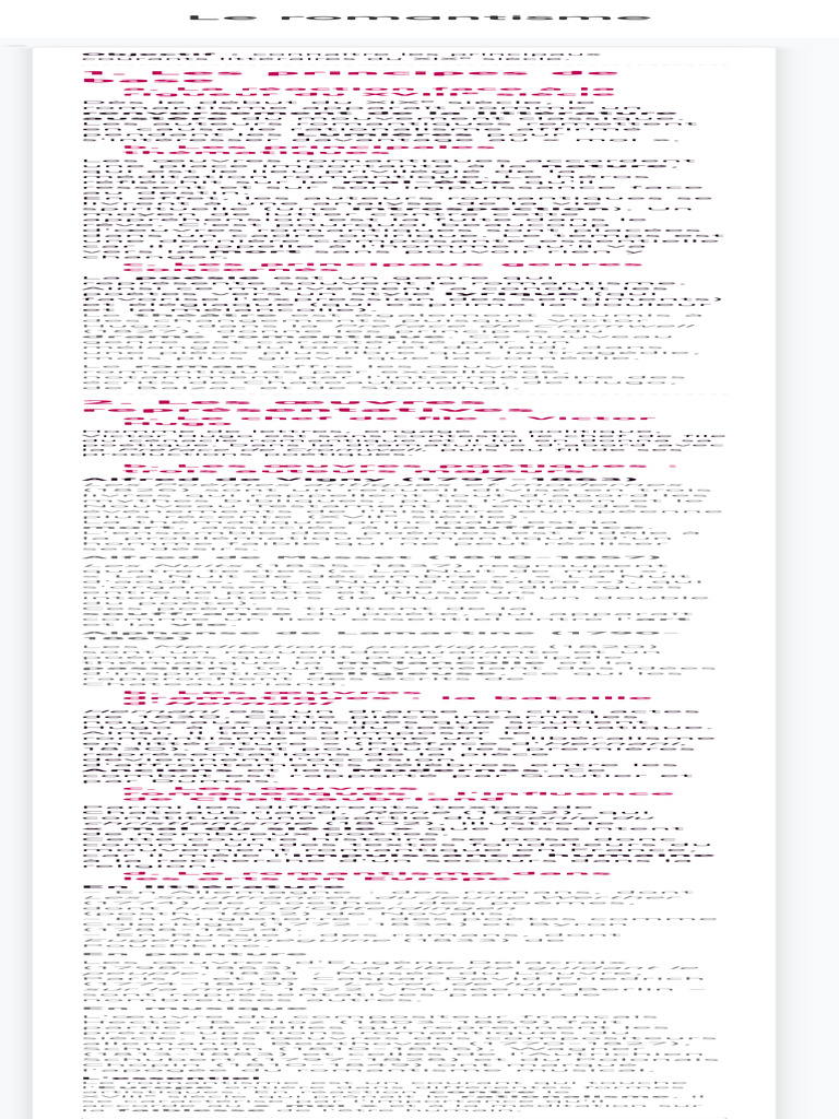 Le Romantis - Maxicours | PDF