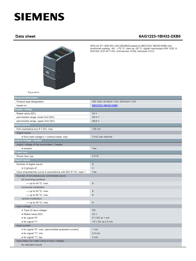 6AG12231BH322XB0 Datasheet En | PDF