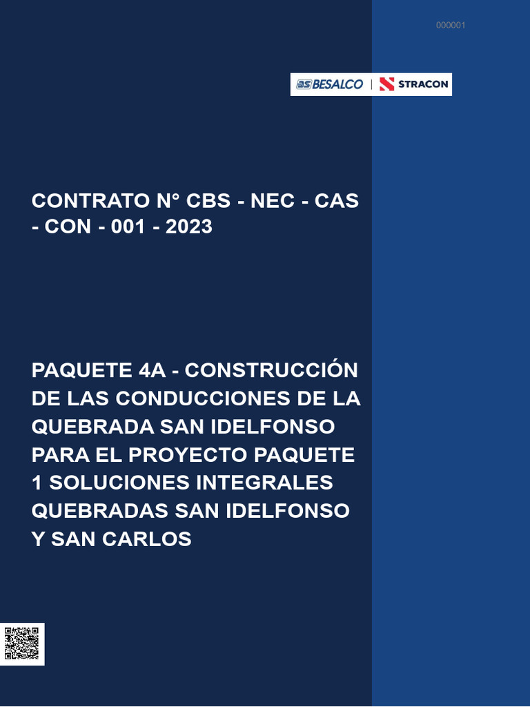 Subcontrato CBS NEC CAS CON 001 2023 - Paquete 4A - Rev. 1 | PDF