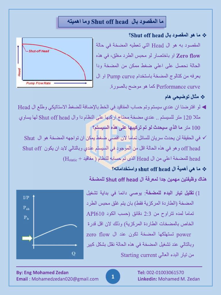 Shut Off Head | PDF