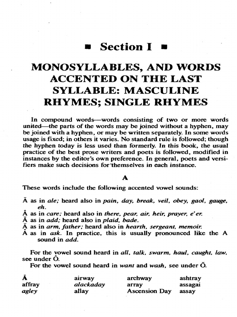 Clement Wood (Ed) - The Complete Rhyming Dictionary Revised (PDF) 2 | PDF