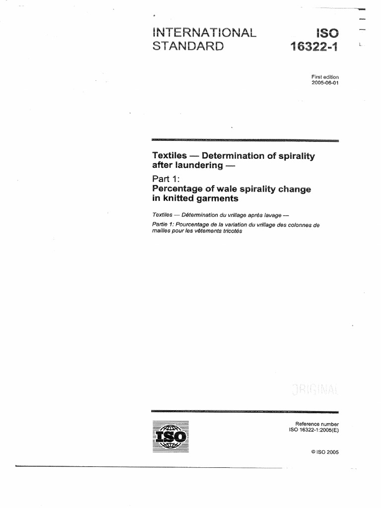 Iso 16322-1 2005 | PDF