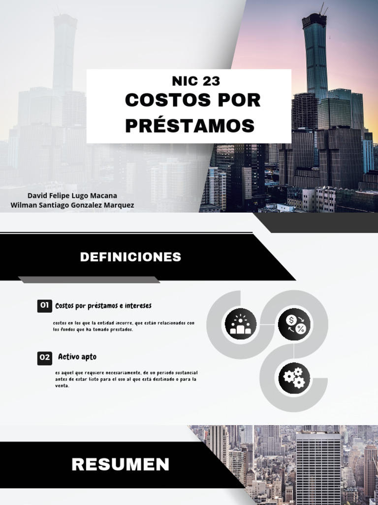 NIC 23 costos por prestamos | PDF
