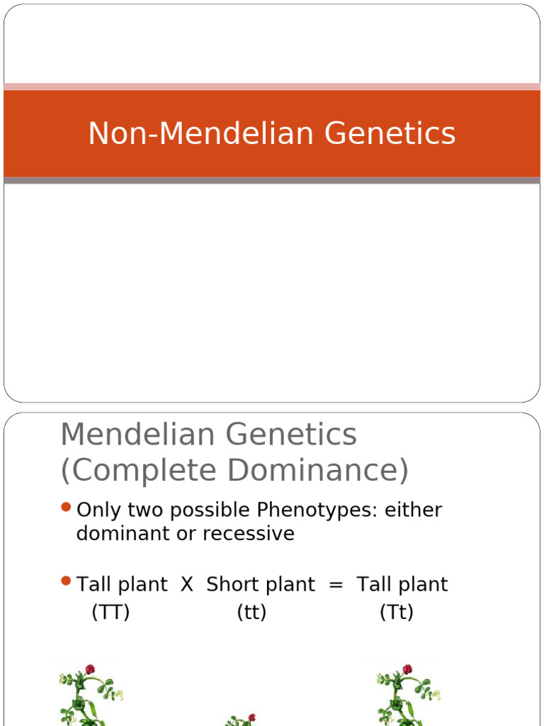 Nonmendelian Genetics Copy | PDF