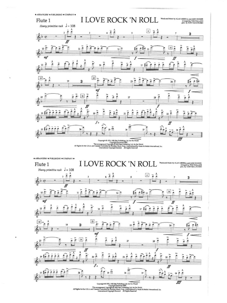 I Love Rock and Roll Maderas-1 | PDF