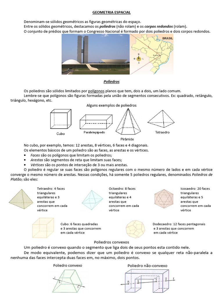 GEOMETRIA ESPACIAL | PDF