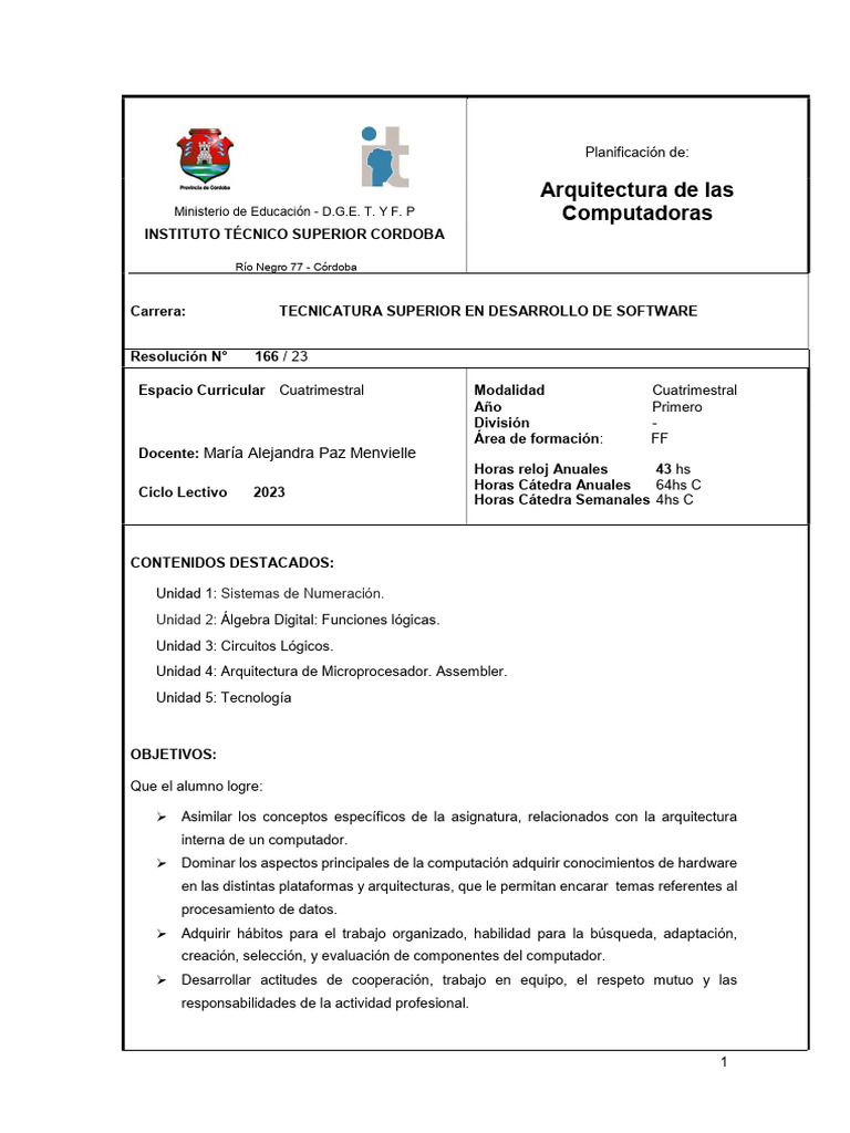 Programa ARQ-2023 Presentado | PDF
