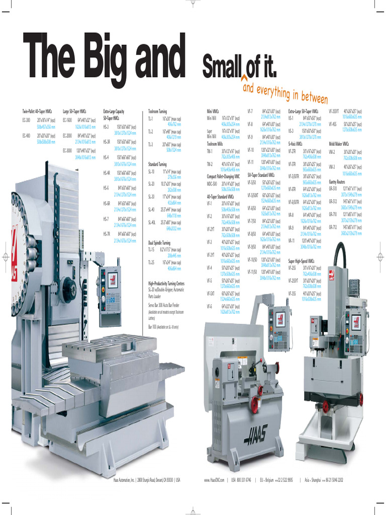 Haas Brochure | PDF
