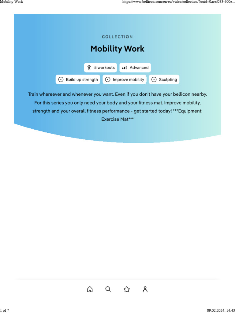 Mobility Work | PDF