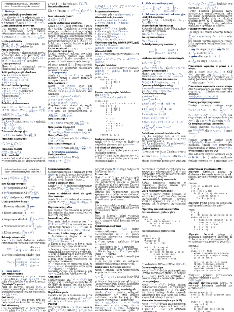 Cheatsheet Main | PDF