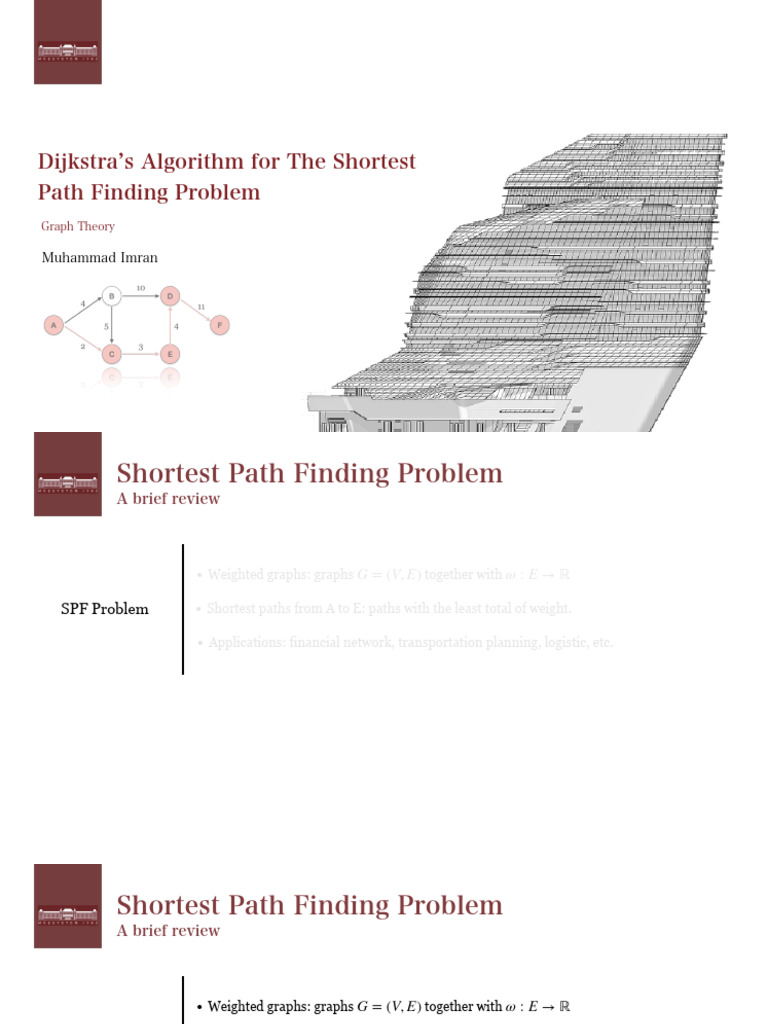 Dijkstra's Algorithm | PDF