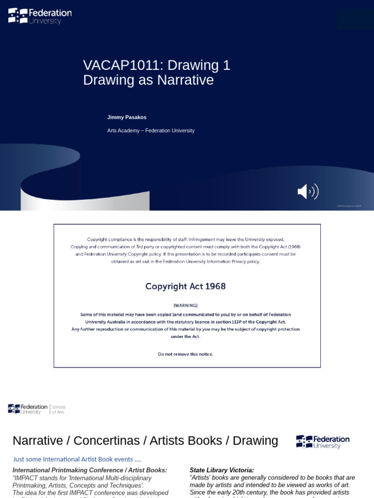 Vacap1011 Drawing Introduction Narrative | PDF
