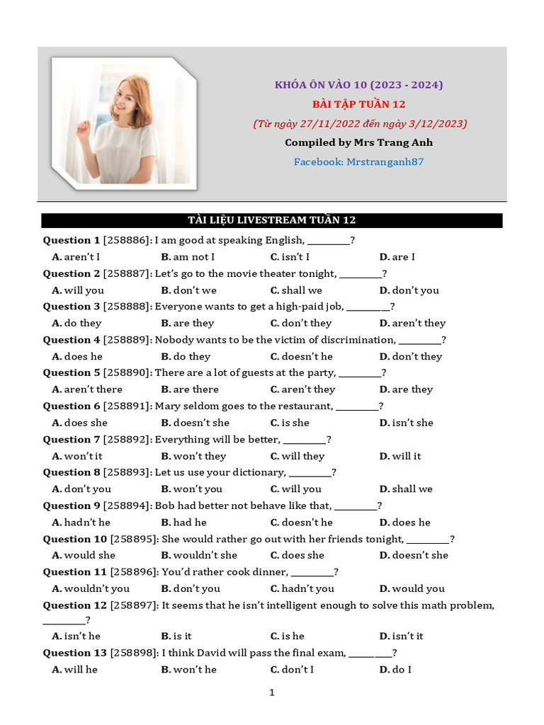 (TO9) Bai Tap Tuan 12 10600386 118202381547PM | PDF