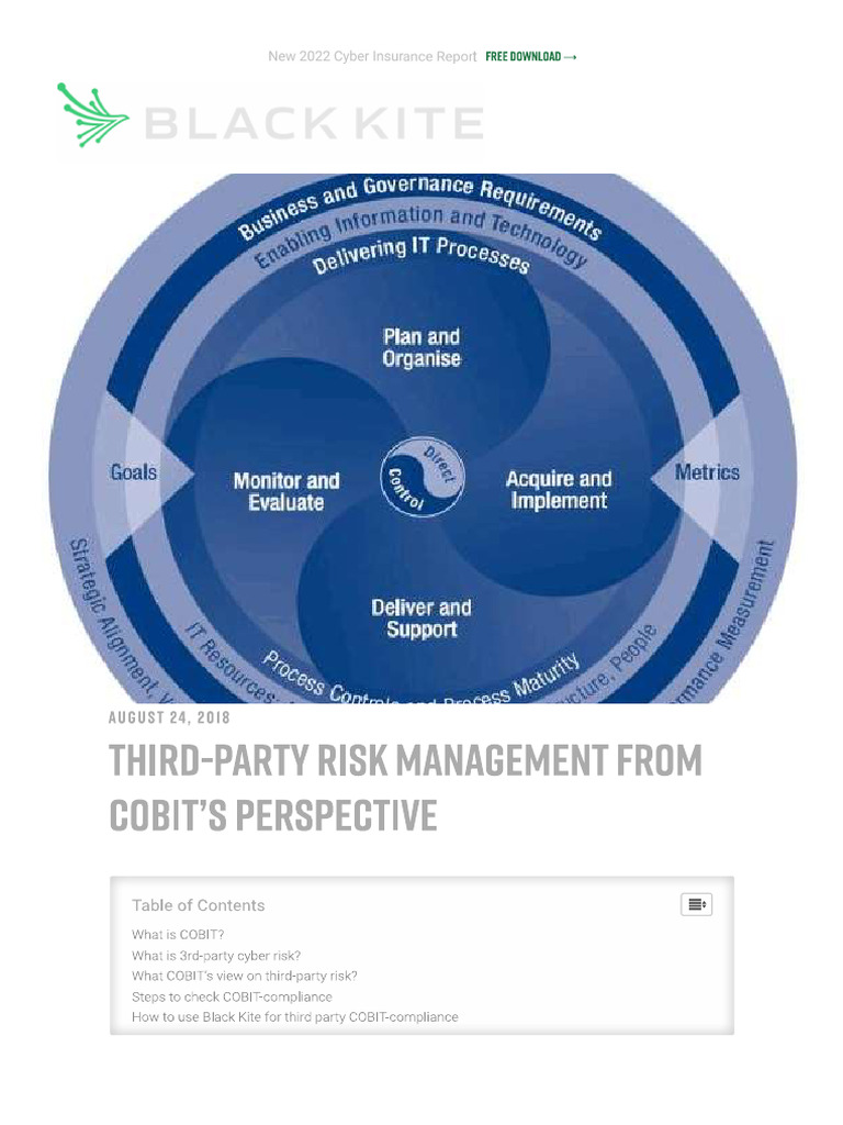 cobit for third party risk | PDF