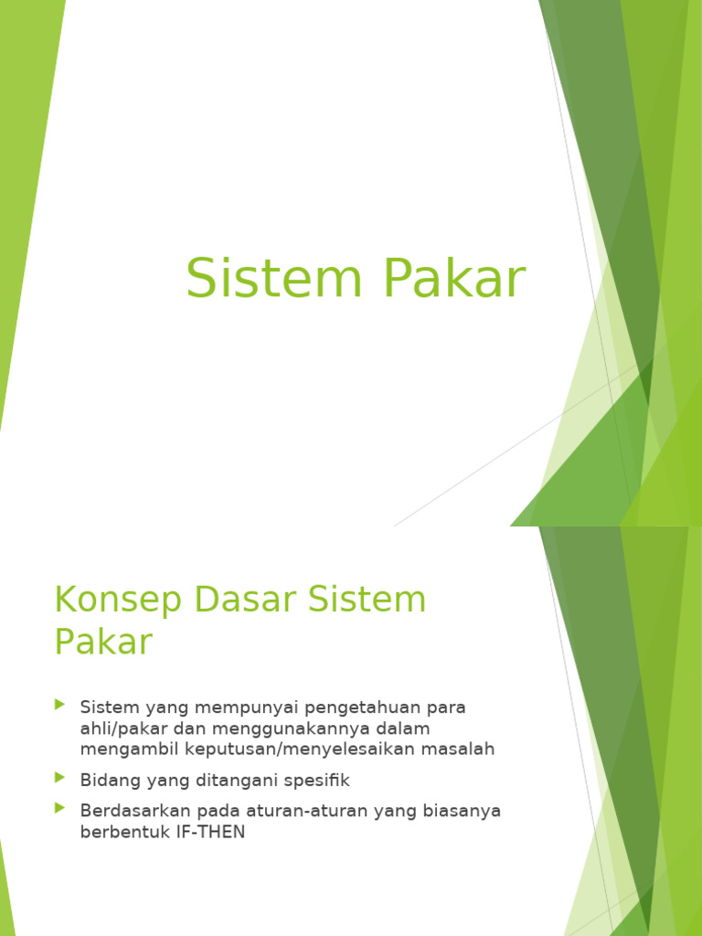 Sistem Pakar | PDF
