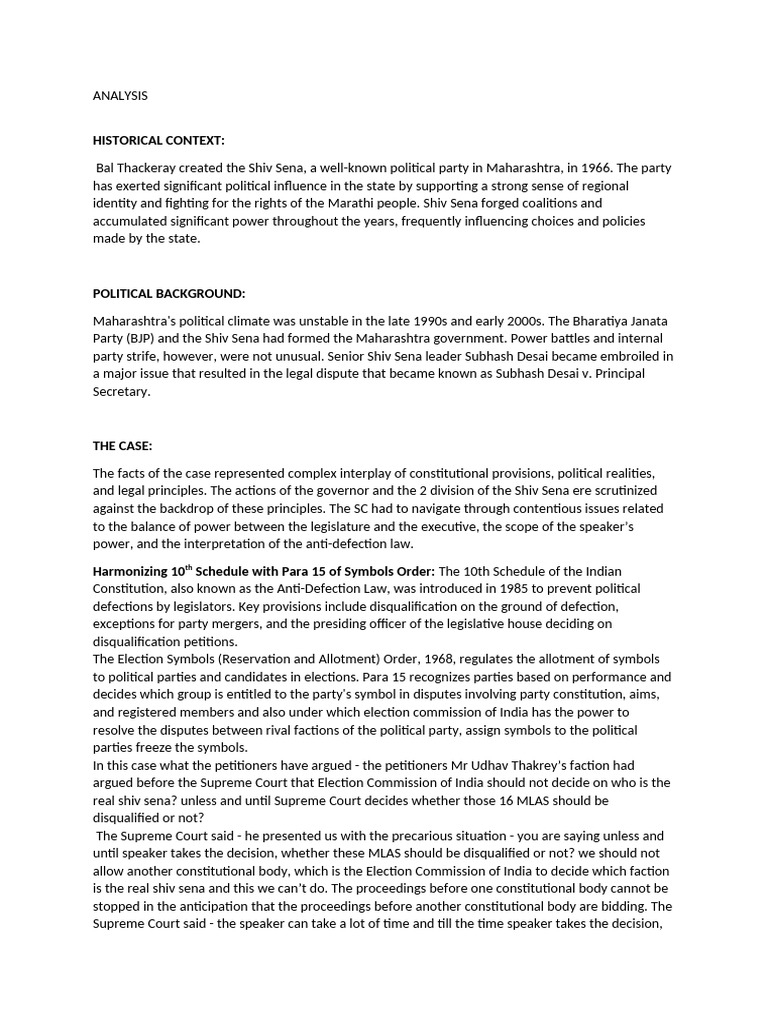 Consti 2 - Internal 1 | PDF