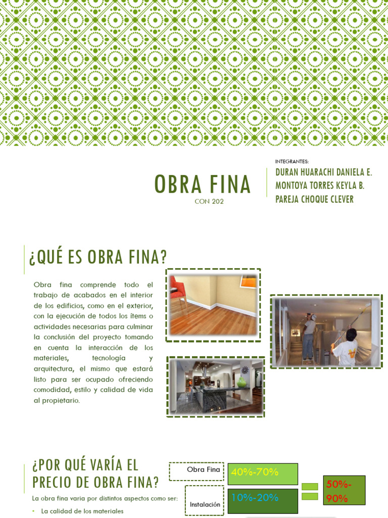 Obra Fina | PDF