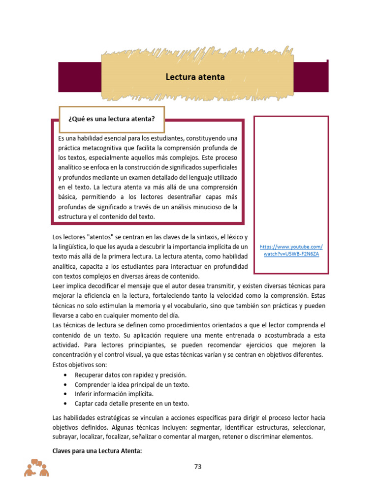 Lectura Atenta | PDF