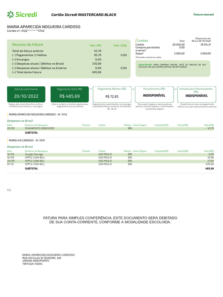 Sicredi 1673298423 | PDF