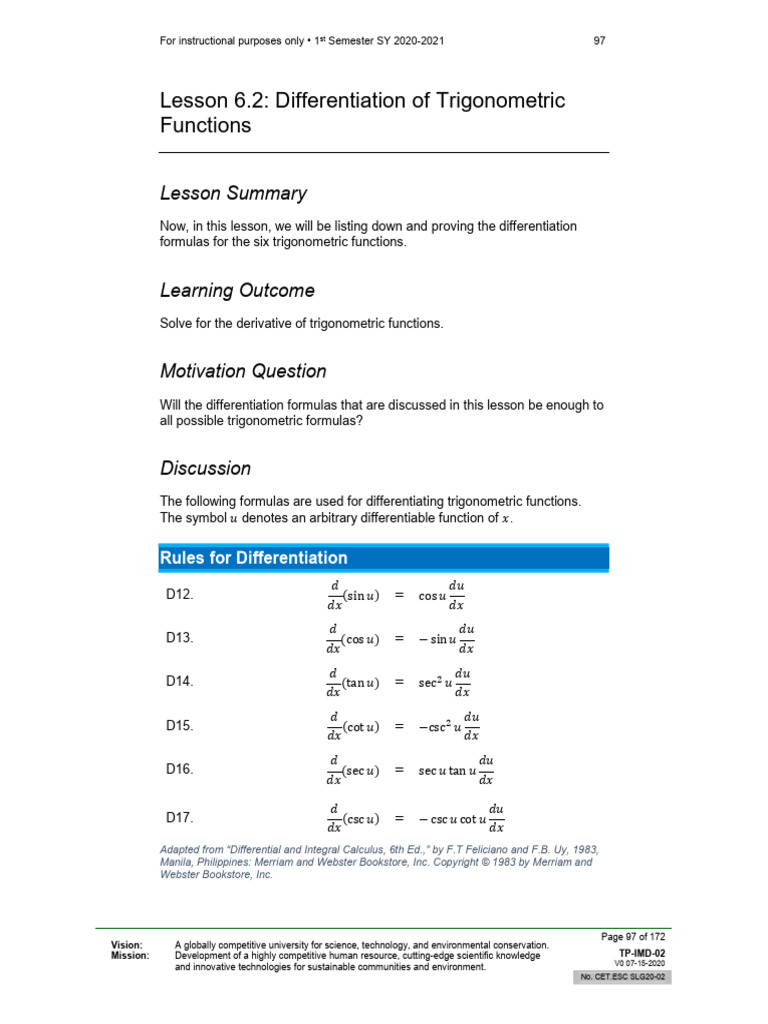 Lesson 6.2 | PDF
