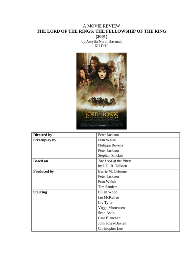 A Movie Review | PDF
