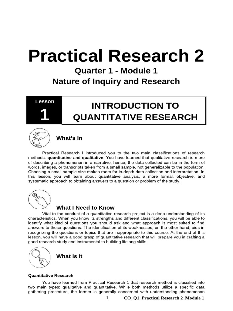 PR2 Lesson 1 and 2 | PDF