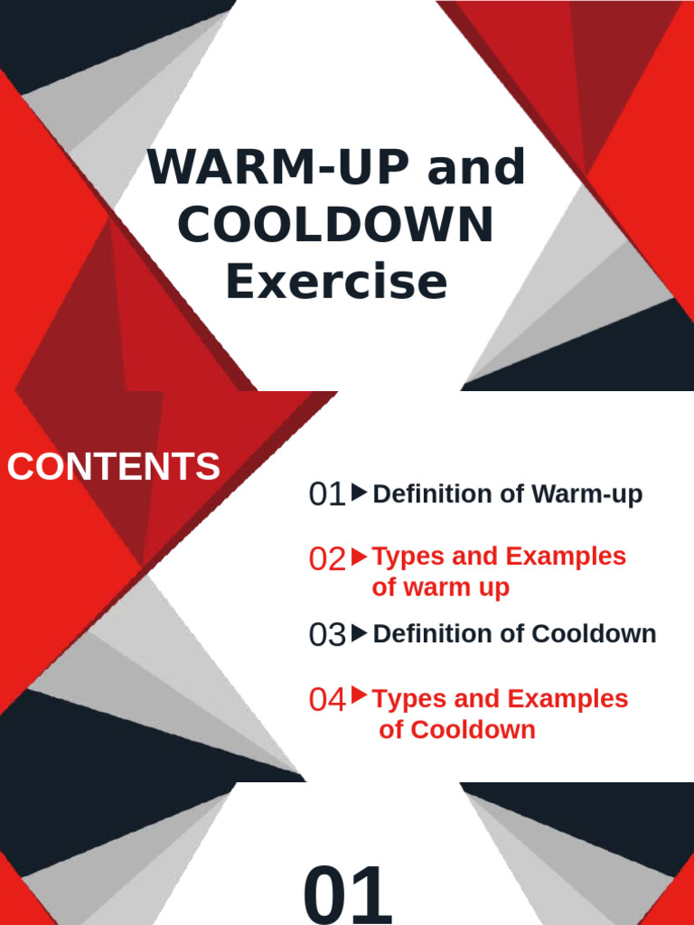 Presentation1 Warm Up and Cooldown | PDF