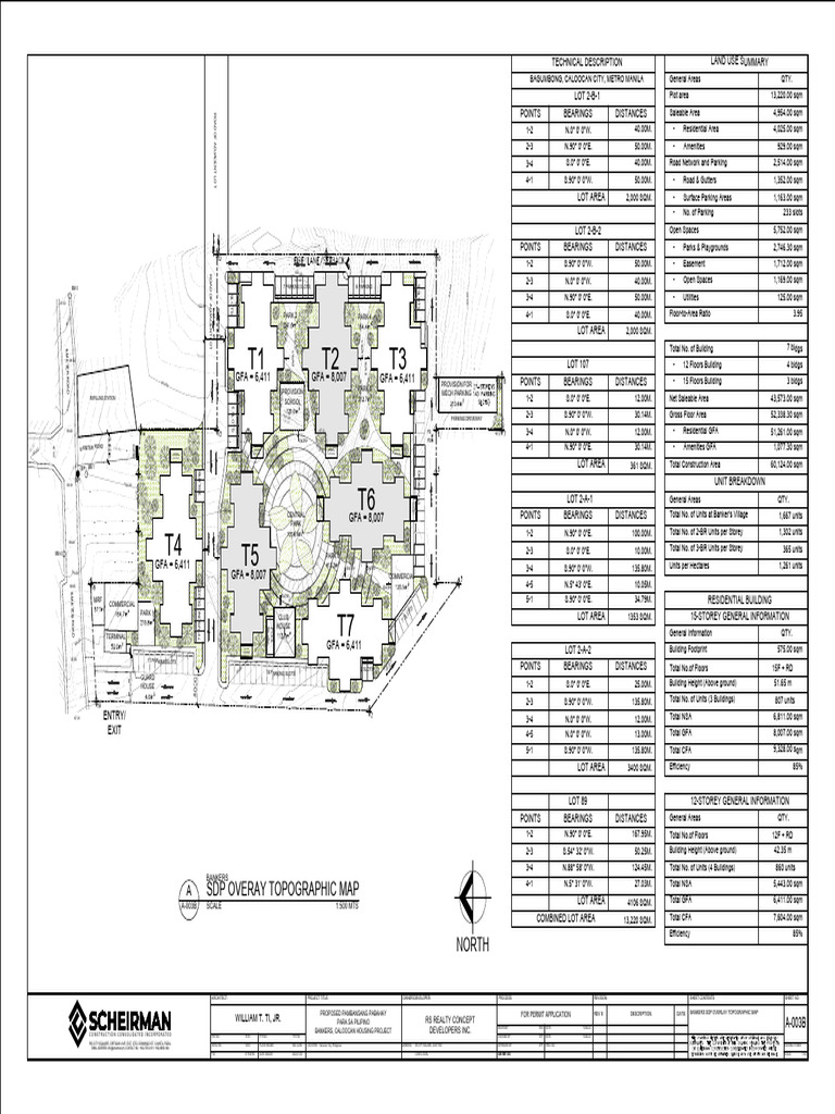 Bankers SDP With Flower Park (TOPO) | PDF