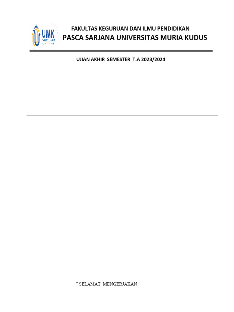 Soal UAS Pengembangan IPA SD 2024 | PDF