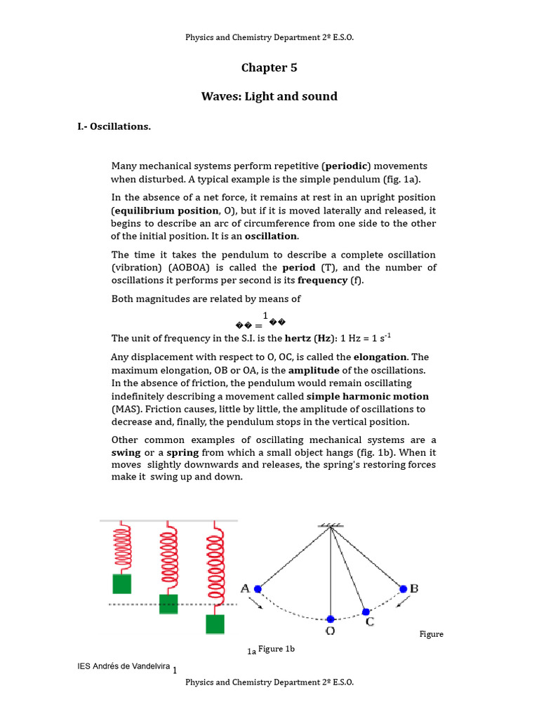 Chapter 5. Waves. Sound and Light | PDF