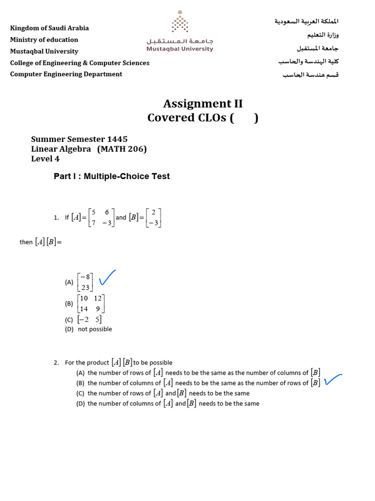 Assignment II | PDF