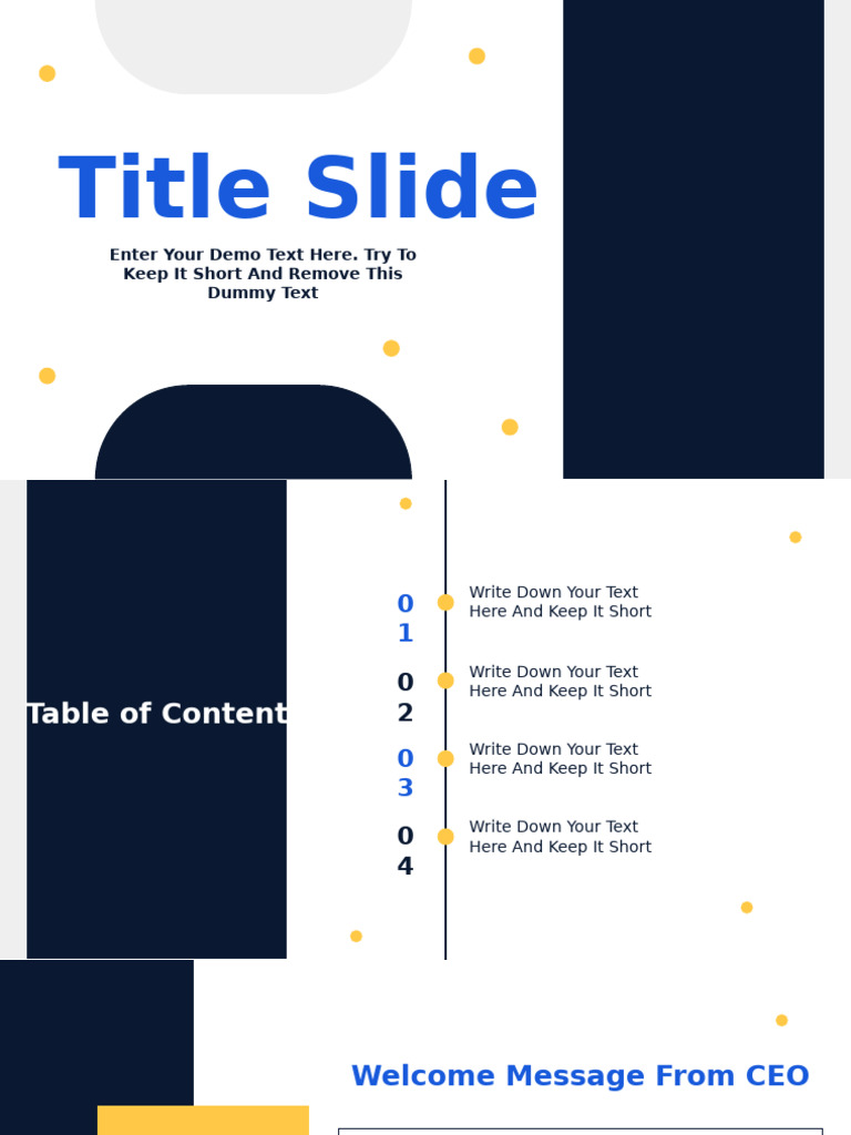 Free Business PowerPoint Template by PowerPoint School (Without ...