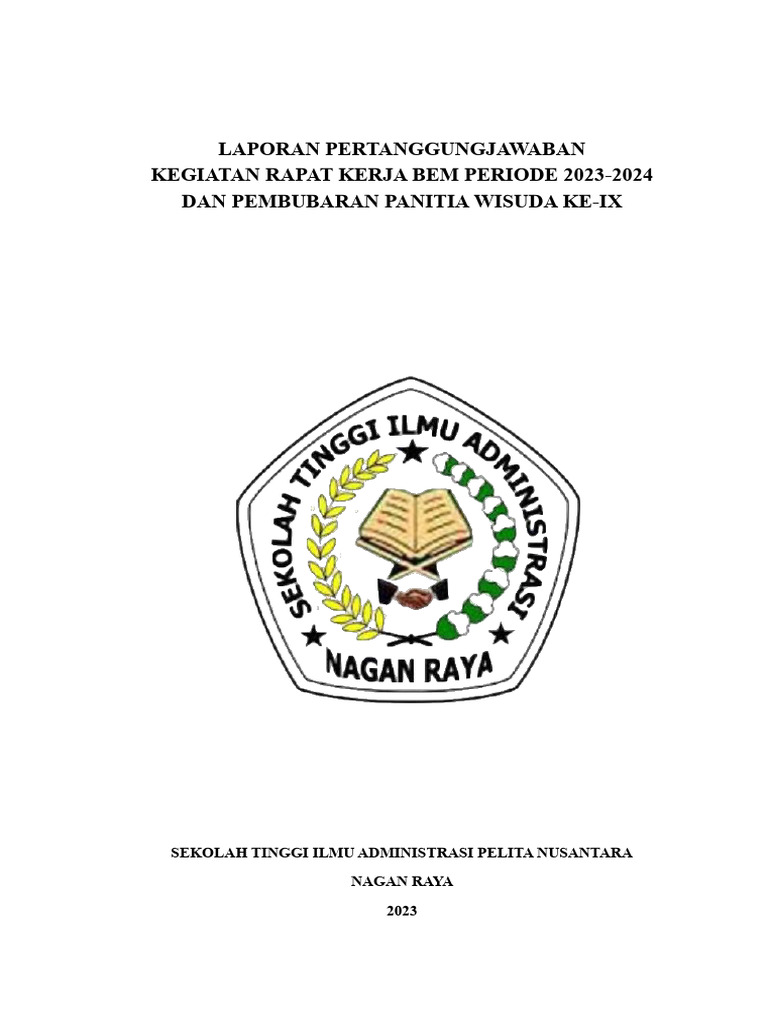 LPJ Rapat Kerja Bem 2023 2024 | PDF