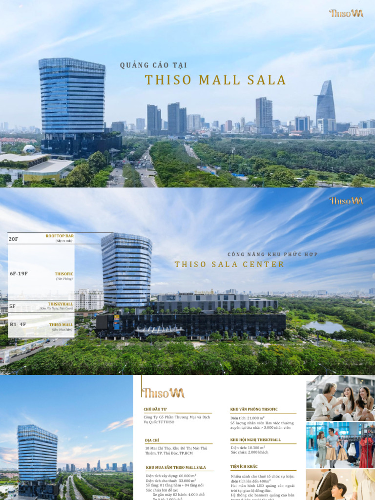 Advertising Leasing Brochure - Thiso Mall Sala - 2024 (Viet) | PDF
