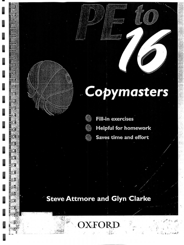 PE To 16 Workbook | PDF