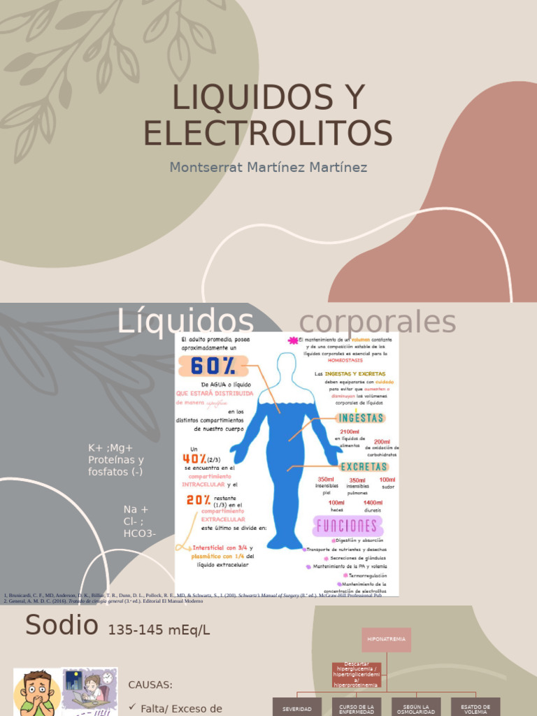 Manejo de Líquidos y Electrolitos | PDF | Sodio